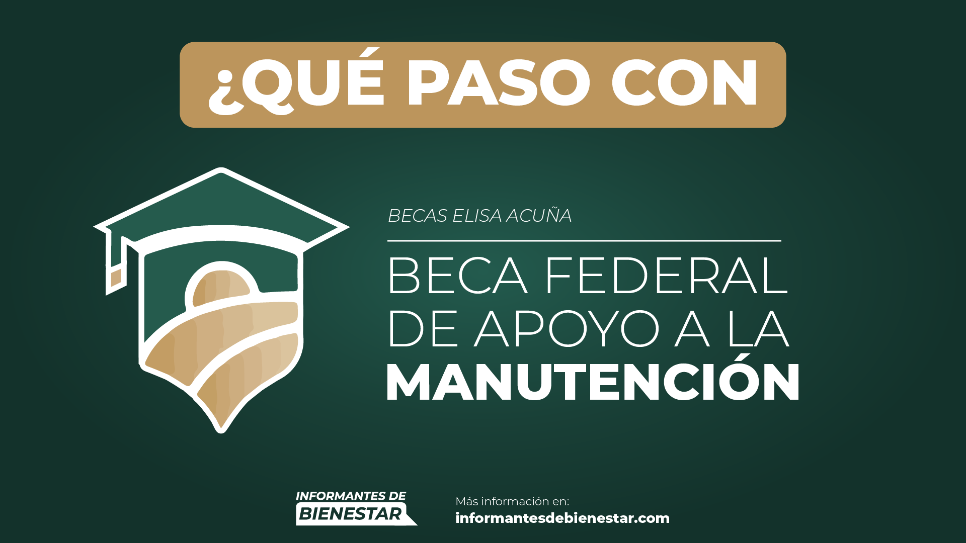 ¿qué Pasó Con La Beca Federal De Apoyo A La Manutención