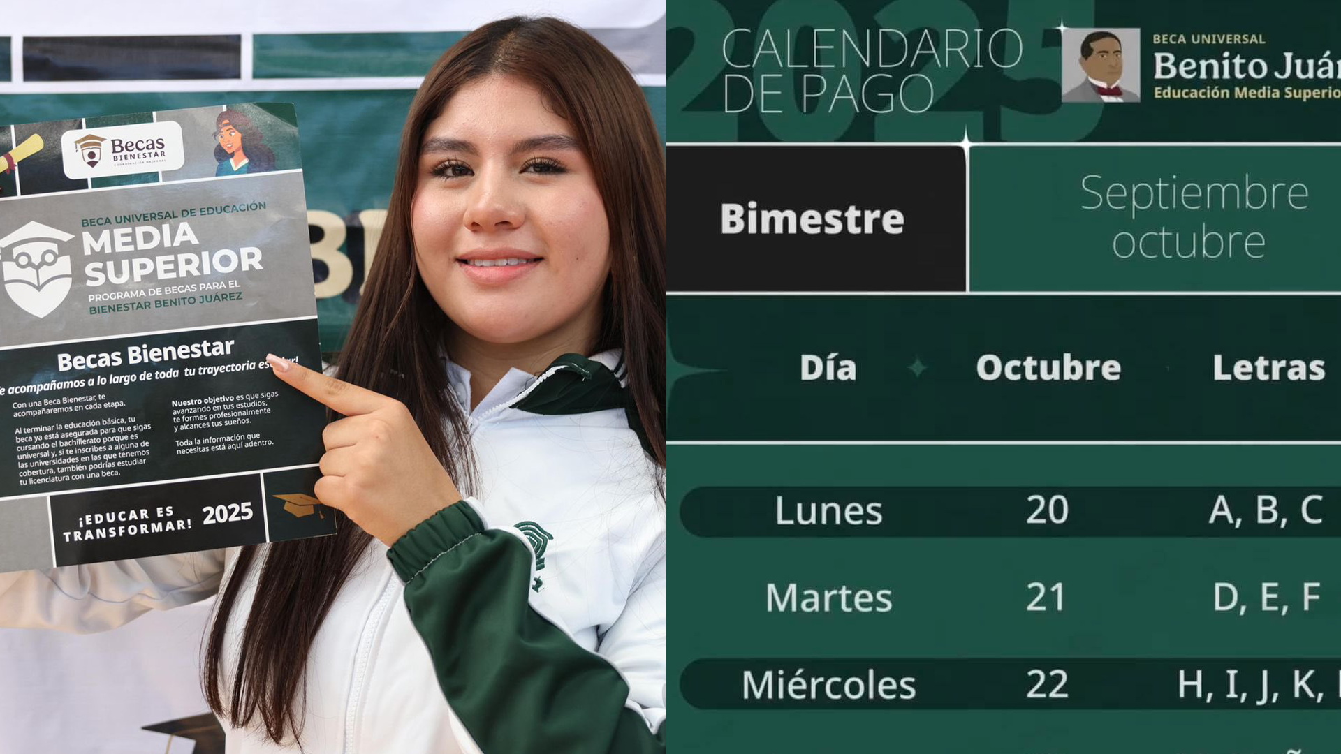 Beca Benito Juárez: calendario de pagos de octubre 2025 ya está ...