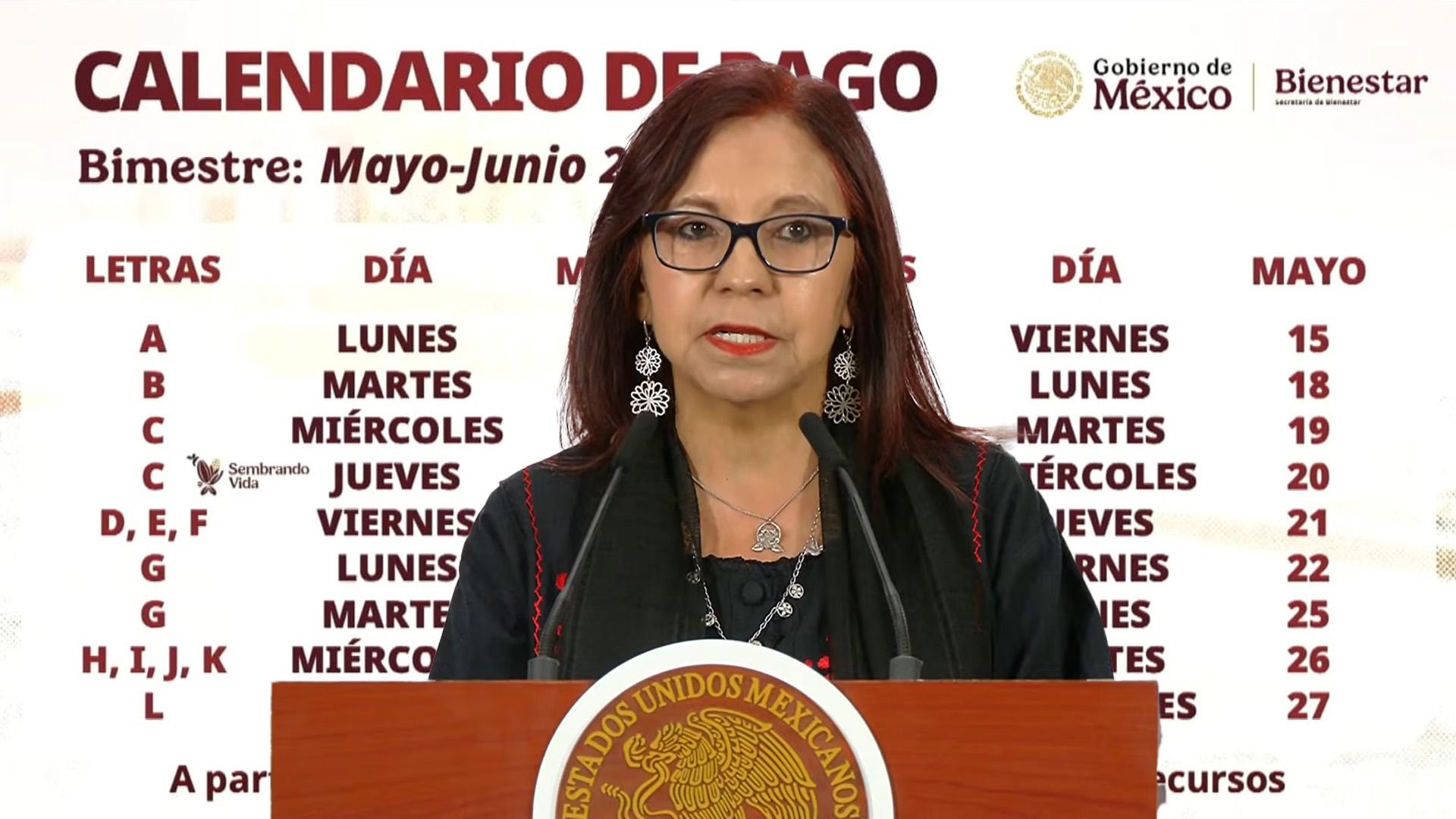 Pensión Bienestar: Anuncian calendario de pago oficial de mayo